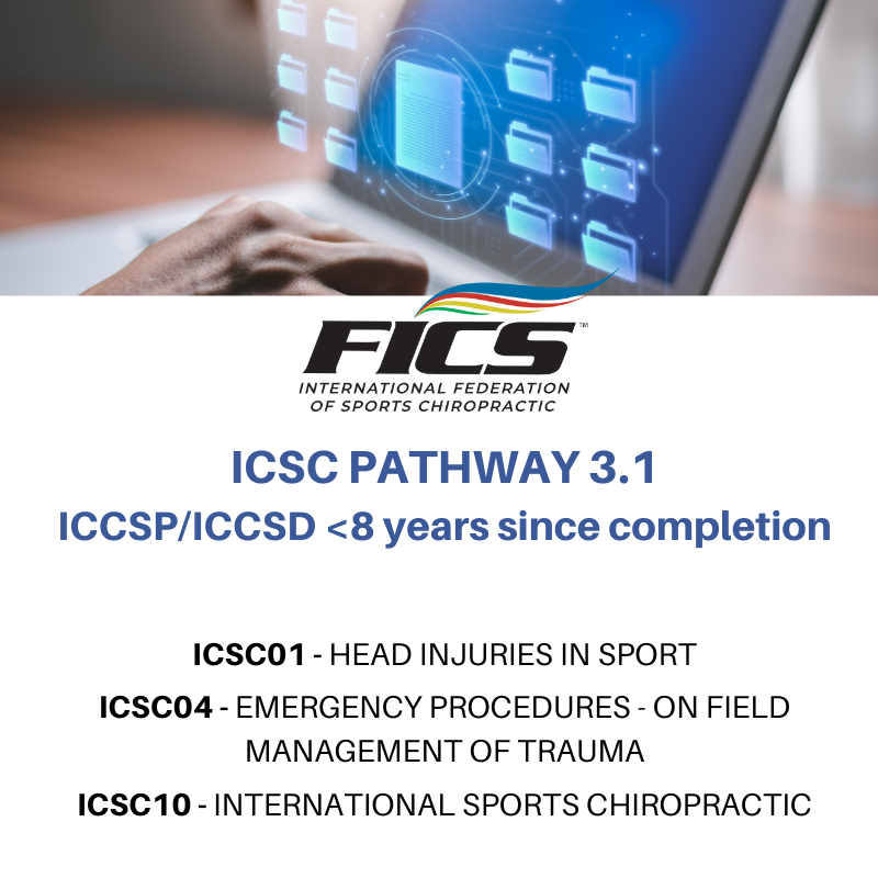 Pathway 3.1 - ICSSP/ICCSD update Bundle - #ICSC01, #04, #10 - FICS ...